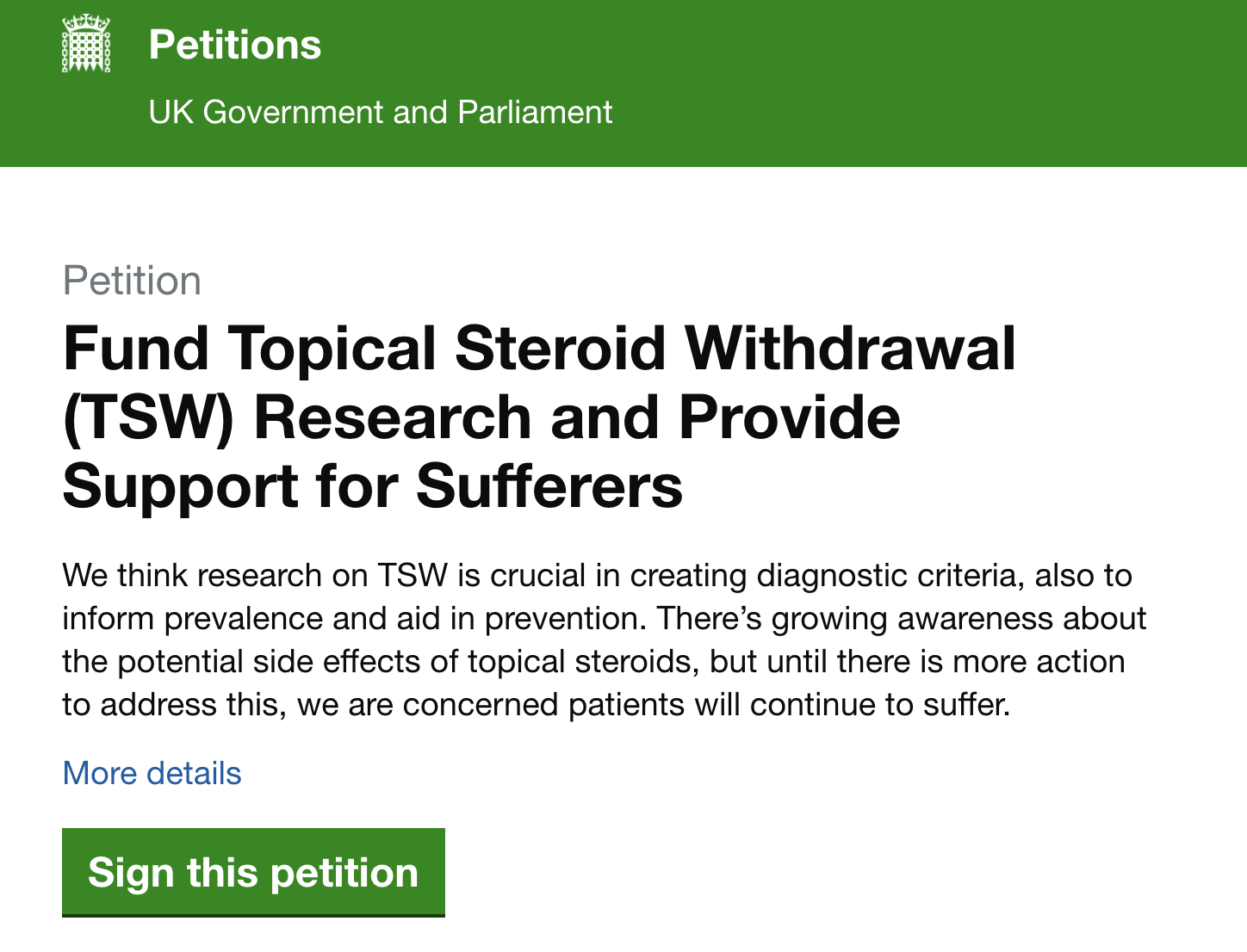 TSWS – Petitions – Itch N Bitch